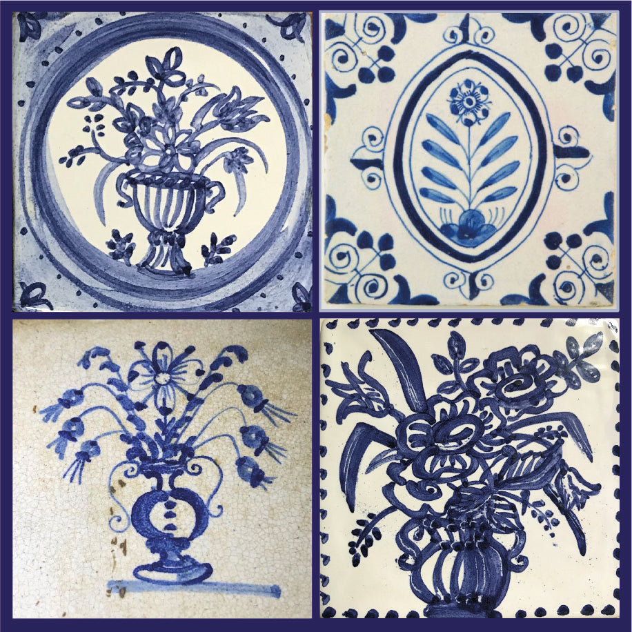 Floral Delft Tile Workshops with Matilda Moreton – The Merchant's Table