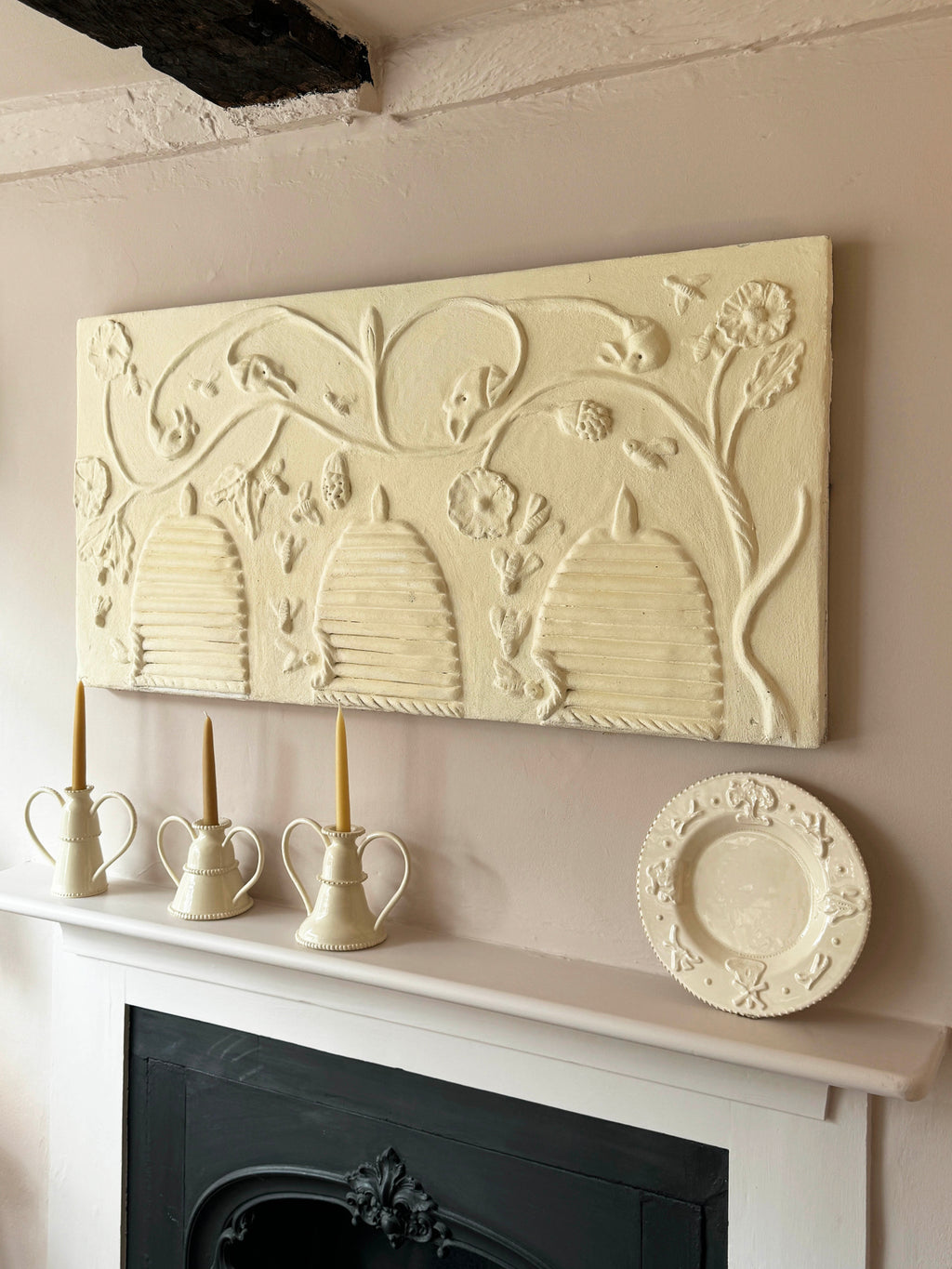 Bee Skeep Pargetted Panel - Bill Sargent – The Merchant's Table