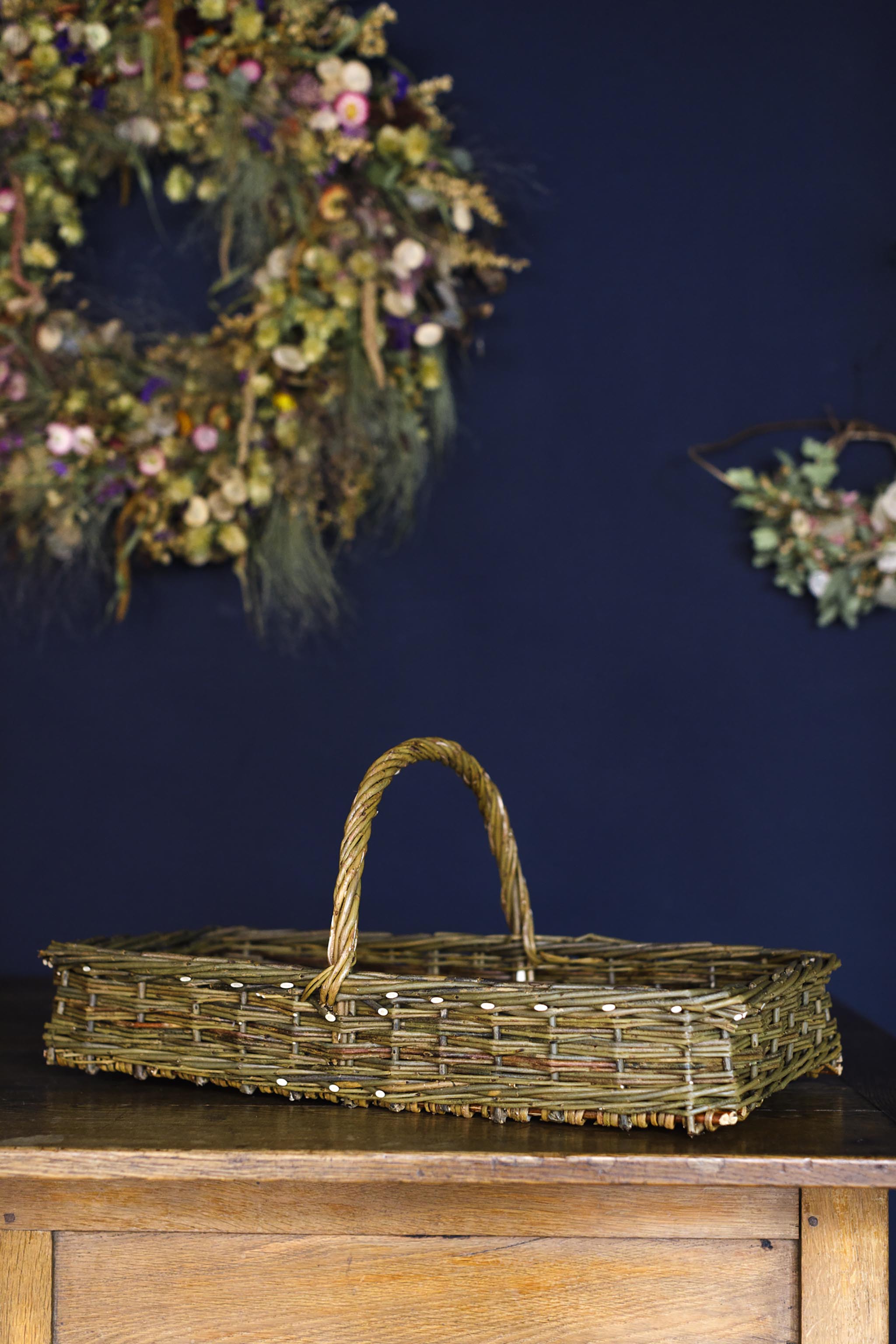 Fruit or Flower Willow Basket - Jo Hammond – The Merchant's Table