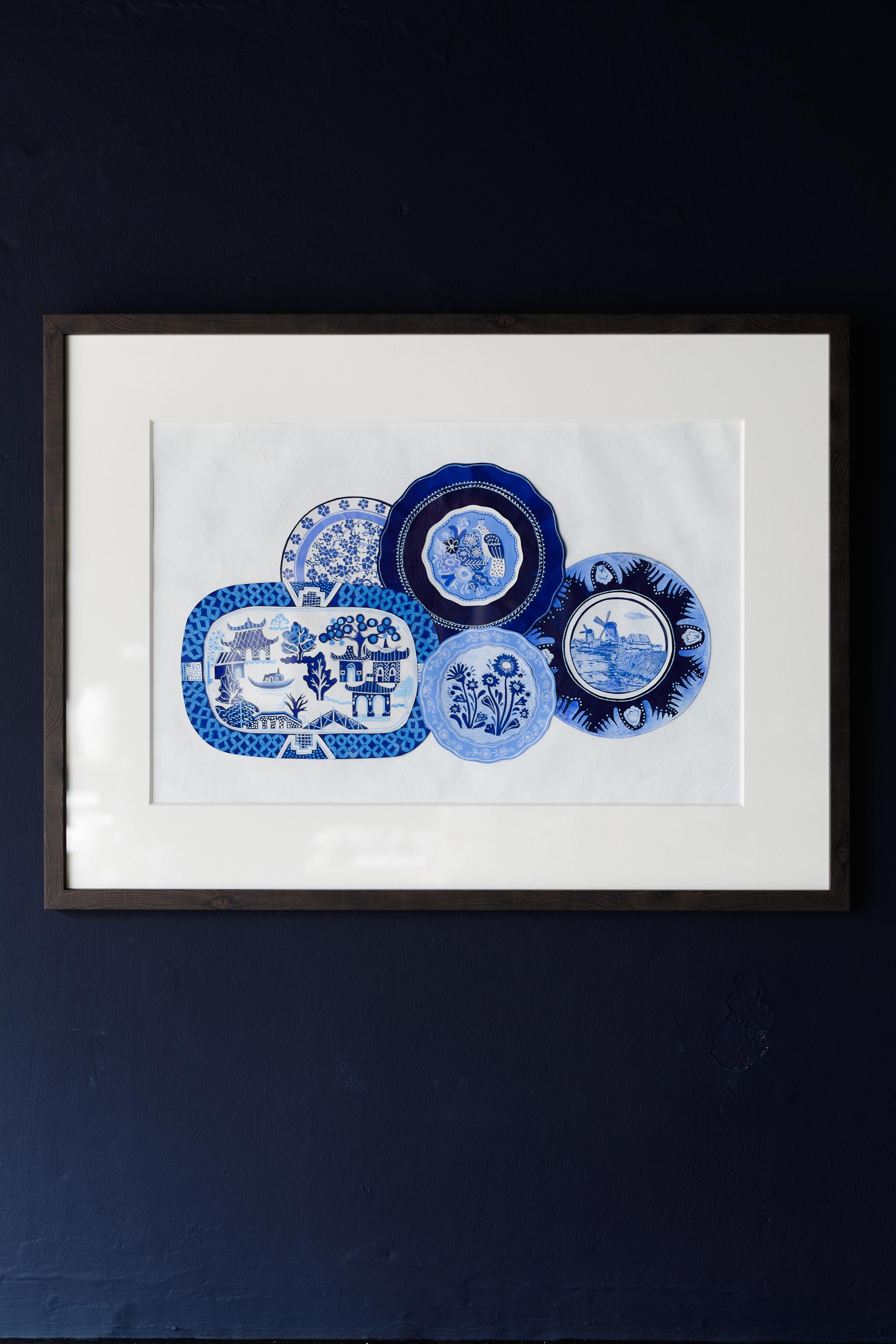 Delft Plate Montage Paintings - Laura Winstone – The Merchant's Table