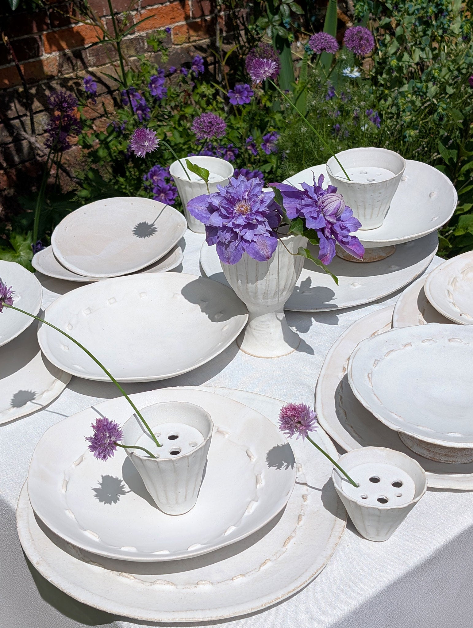 Ceramic Platters with Decorative Edge – The Merchant's Table